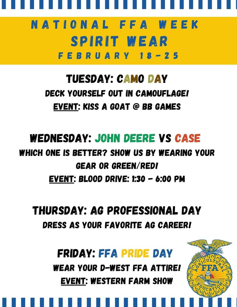 National FFA Week Feb. 18-25 | Doniphan West USD 111