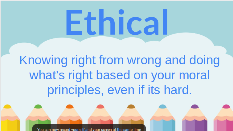 Character Trait of the Week: ETHICAL | Doniphan West USD 111